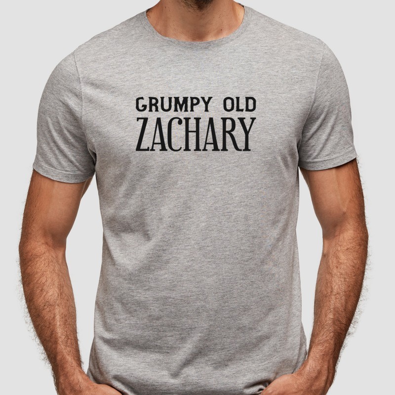 Personalised Grumpy Old Man T-Shirt | DadShop