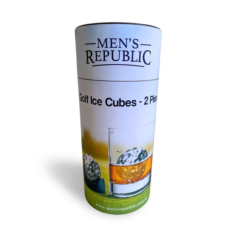 Golf Ball Steel Ice Cubes (Set of 2) | DadShop