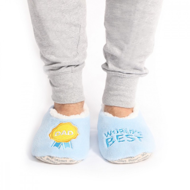Sploshies World's Best Dad Men's Duo Slippers | DadShop
