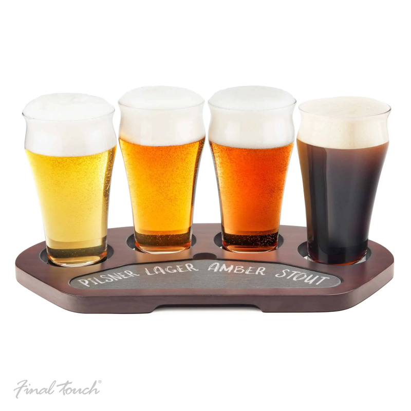 Craft Beer Flight Set by Final Touch | DadShop