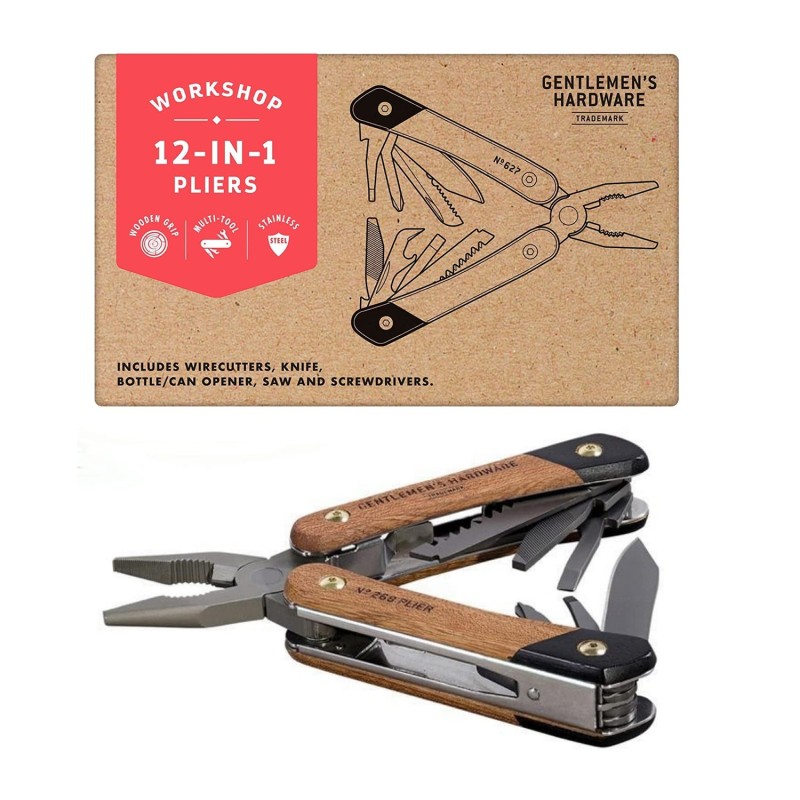 Plier Multi-Tool Acacia Wood & Titanium Finish by Gentlemen's ...