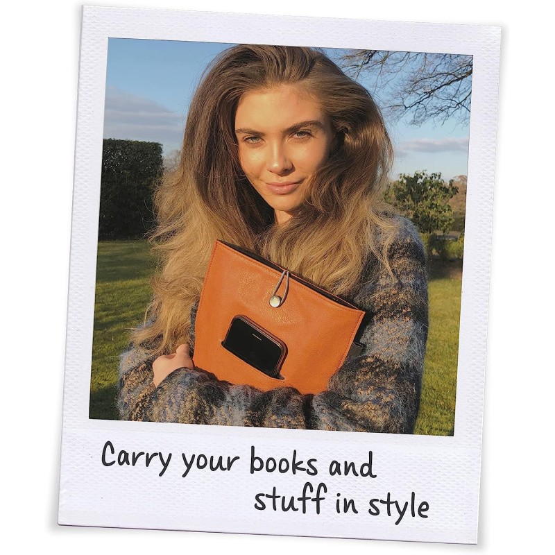 Books & Stuff Pouch Brown by Bookaroo | DadShop