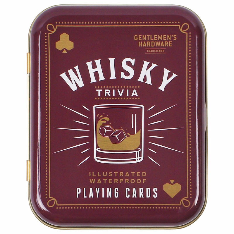 Whisky Trivia Playing Cards by Gentlemen's Hardware | DadShop