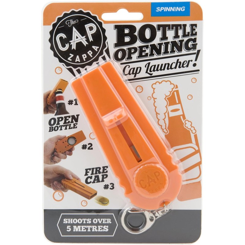 The Cap Zappa - Bottle Opening Cap Launcher | DadShop