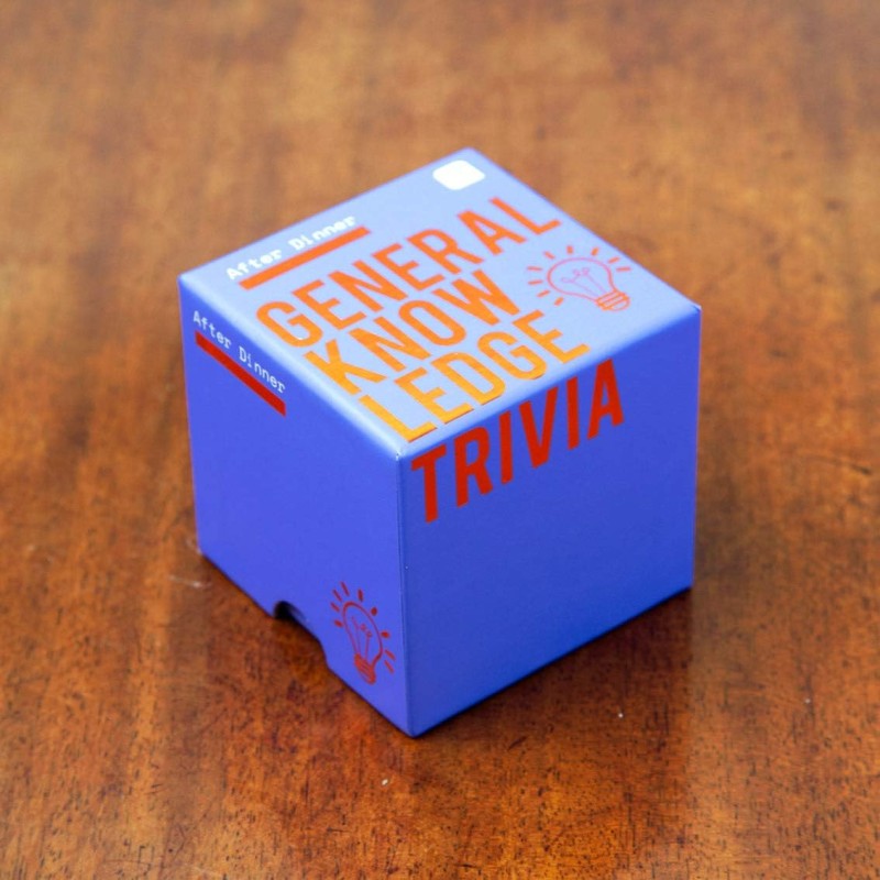 After Dinner General Knowledge Trivia Cards by Talking Tables | DadShop