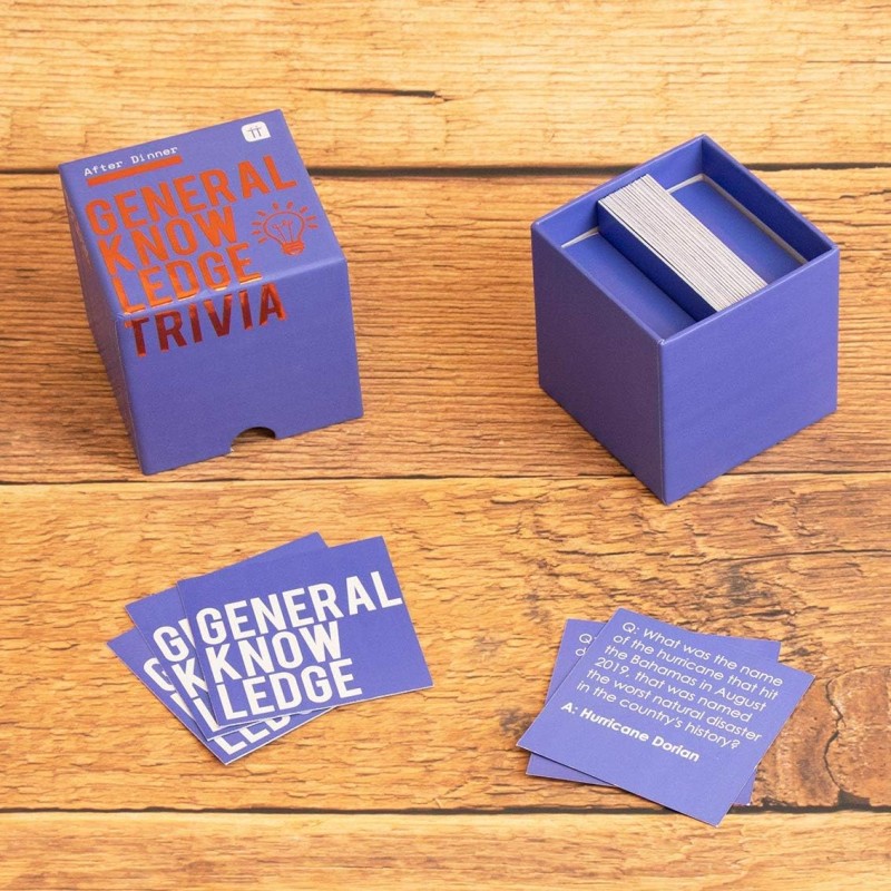 After Dinner General Knowledge Trivia Cards by Talking Tables | DadShop