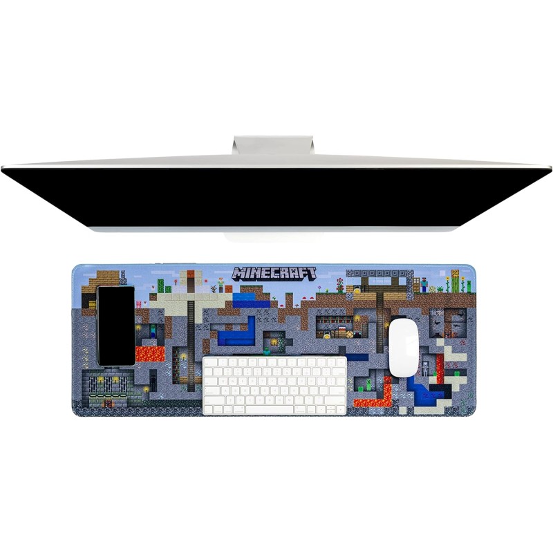 Minecraft World Desk Mat | DadShop