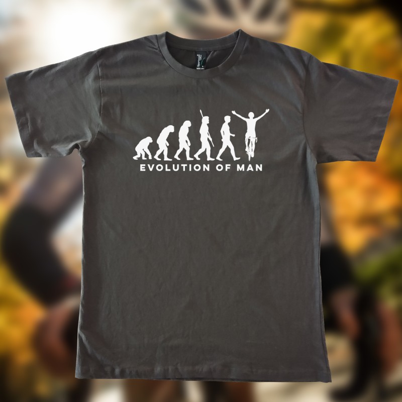 Evolution of Man Cycling T-Shirt | DadShop