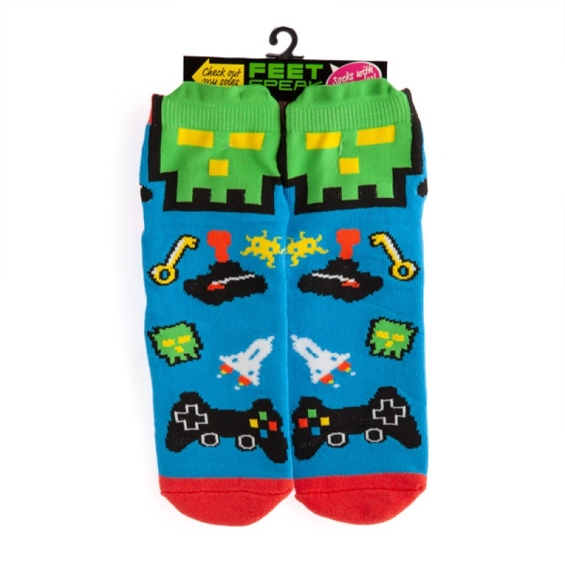 Gamer Feet Speak Socks | DadShop