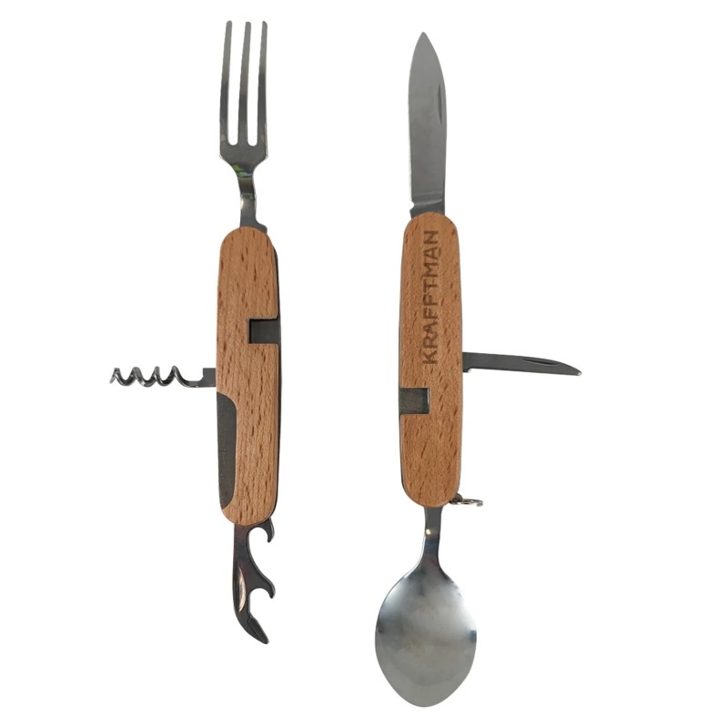 7 in 1 Camping Utensils Multi Tool by Krafftman | DadShop