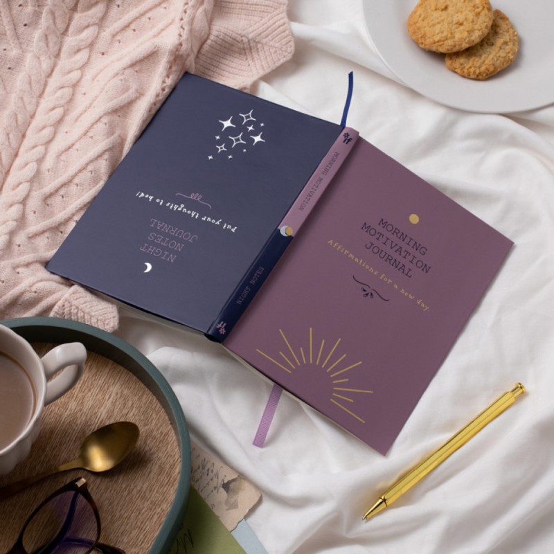 Journals For Life - Night Notes / Morning Motivation Journal | DadShop