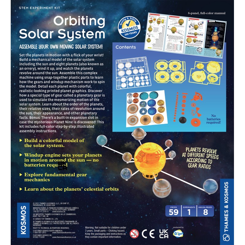 Orbiting Solar System - STEM Experiment Kit | DadShop