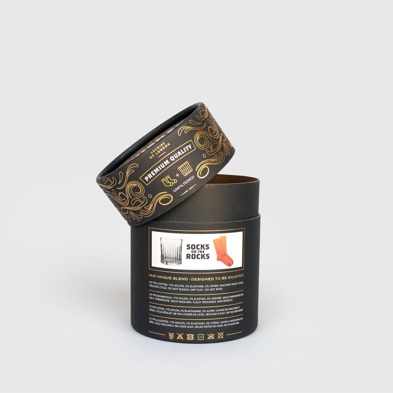 Luckies Whisky Socks On The Rocks - Socks and Whisky Glass Set | DadShop