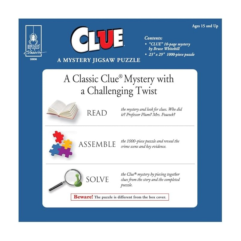 Cluedo® Mystery 1000pc Jigsaw Puzzle | DadShop