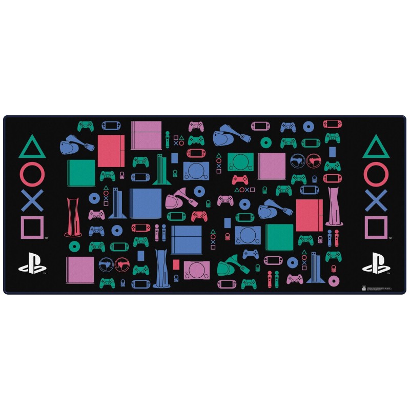 Playstation - Classic Colours - XL Gaming Mat | DadShop