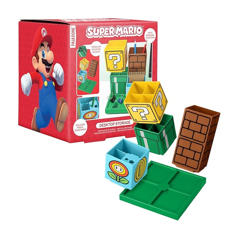 Super Mario Bros Desk Organiser | DadShop