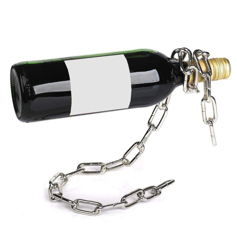Chain Wine Bottle Holder | DadShop