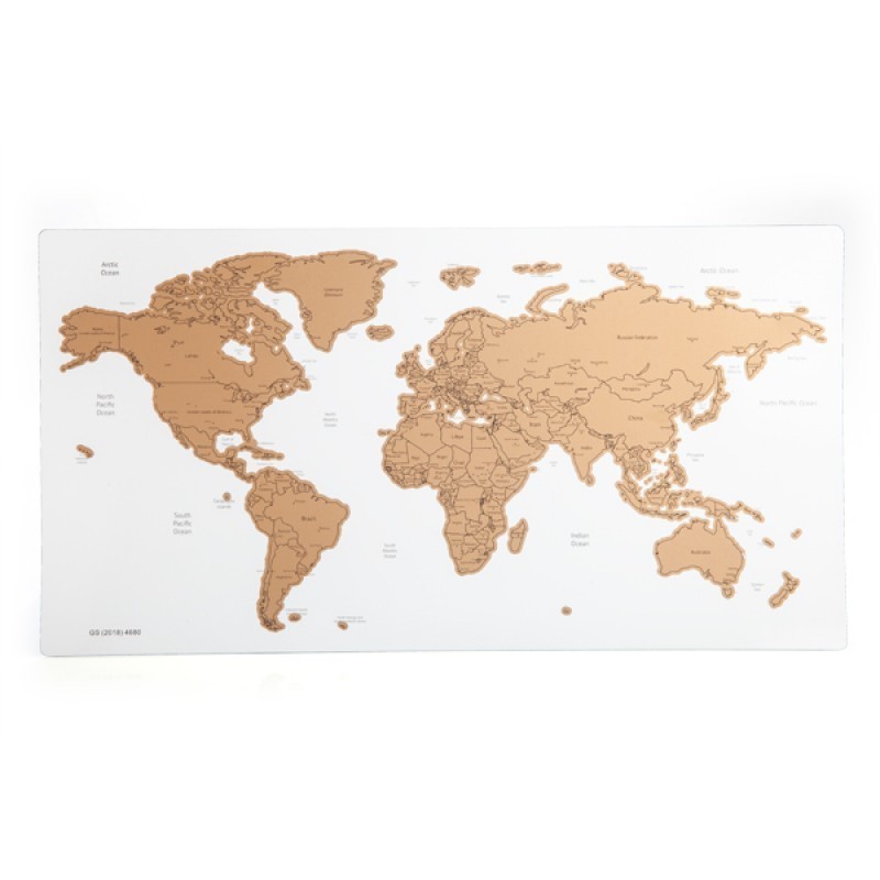 Scratch Me Away Magnetic Travel Map | DadShop
